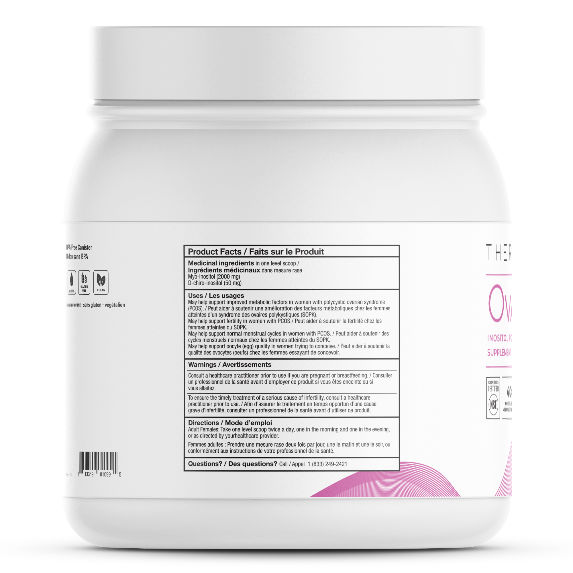 Ovasitol Inositol Supplement by Theralogix – Theralogix Canada