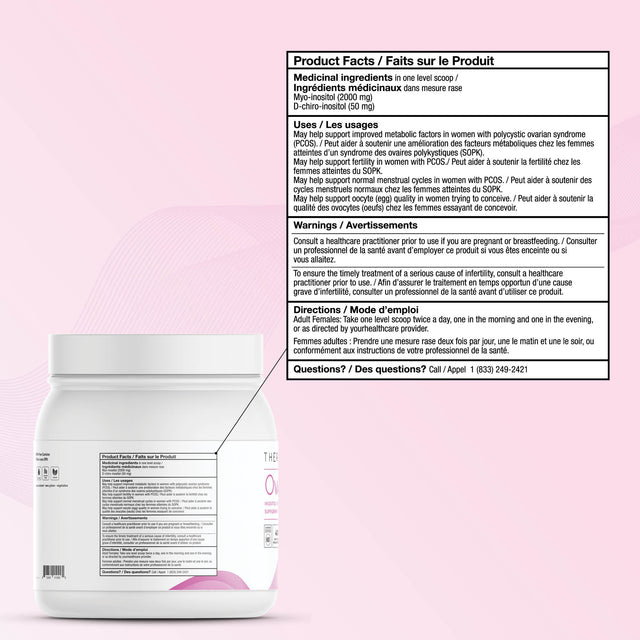 Ovasitol Inositol Supplement by Theralogix – Theralogix Canada